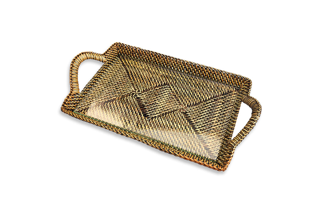 Small Rectangular Glass-Base Grazing & Serving Tray – Calaisio